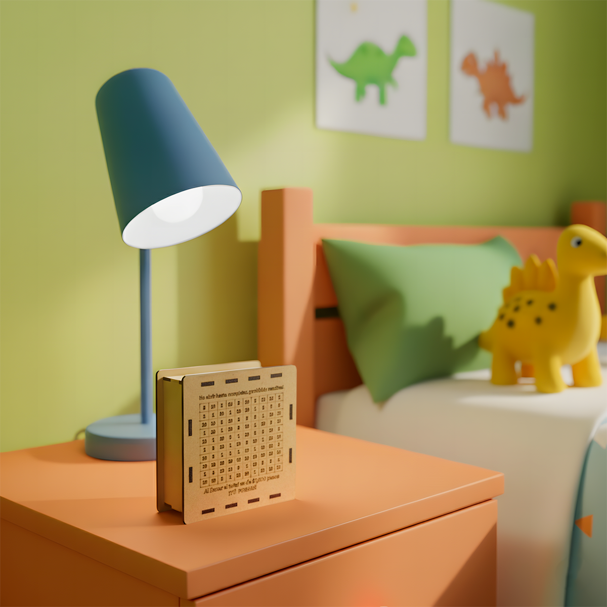 Alcancía Infantil De Reto En MDF - Sorprende & Regala